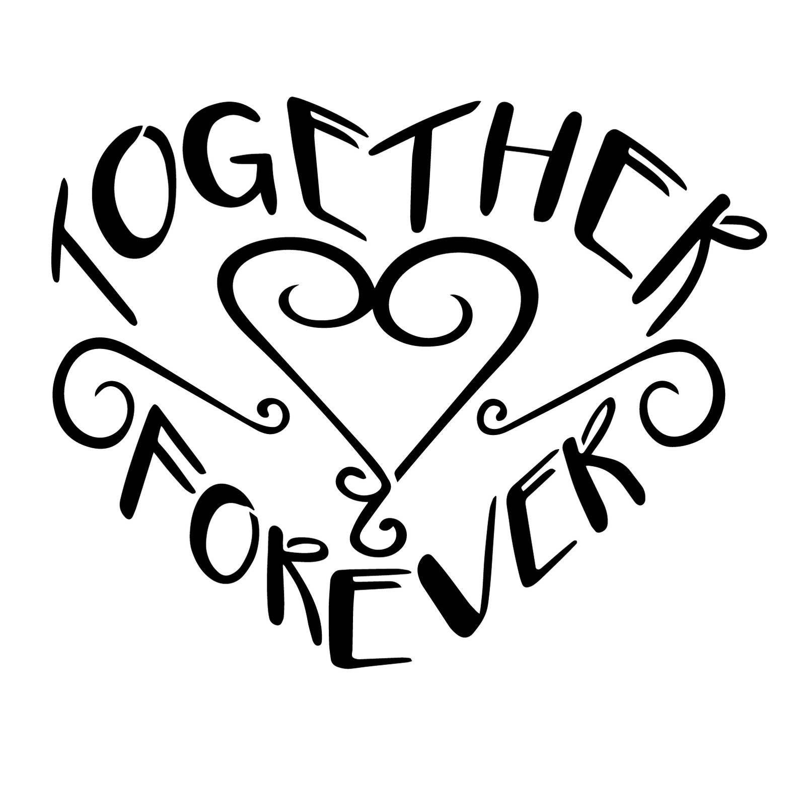 Together Forever- High Quality 10 mil - Reusable Patterns — Go Stencil