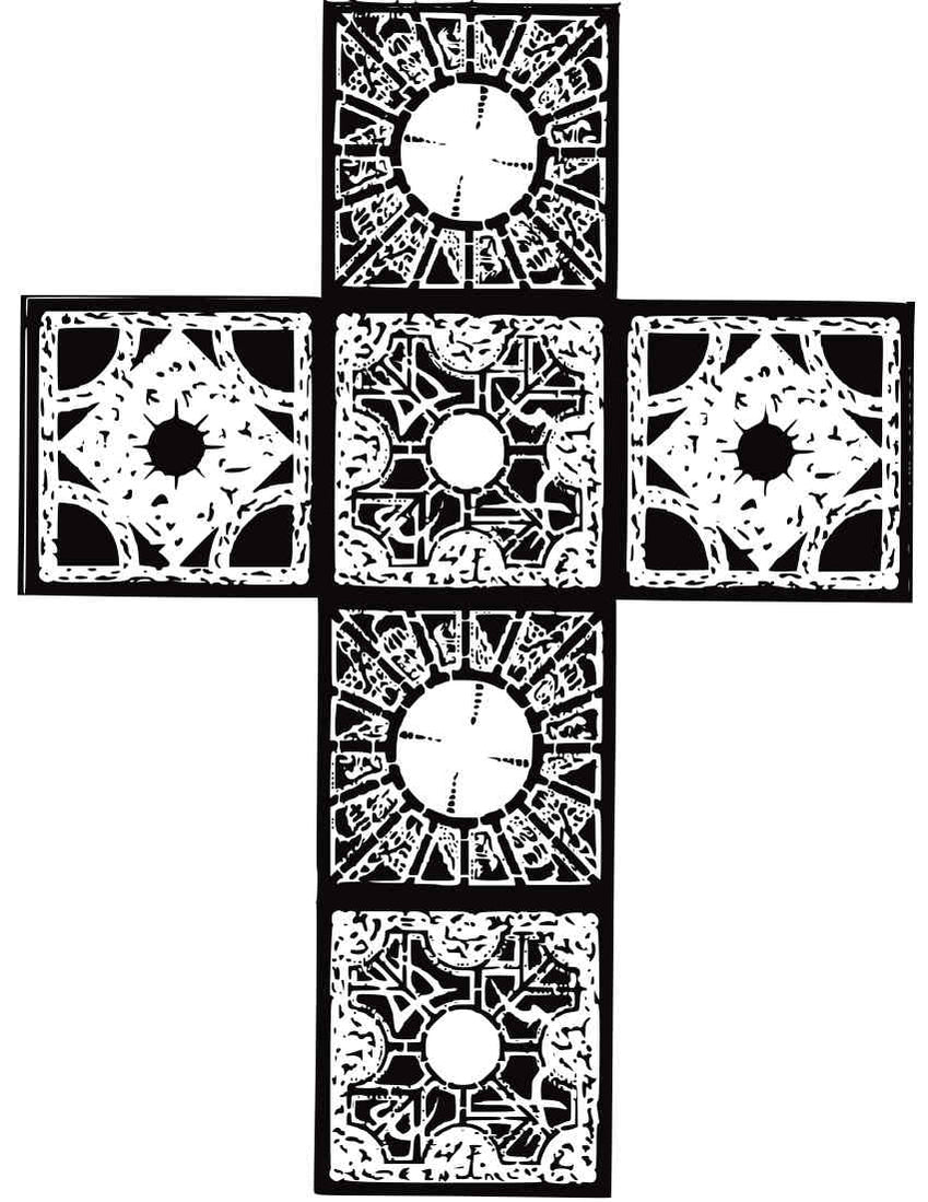 Cross Patterns - Large Reusable Stencils - Go Stencil