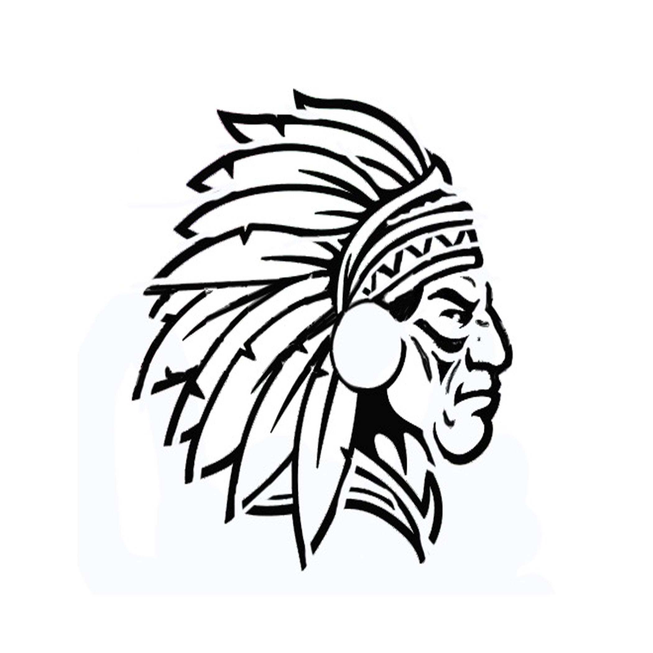 Indian Head Stencil — Go Stencil