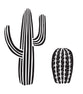 Cacti - 10 Mil Clear Mylar - Reusable Stencil Pattern — Go Stencil